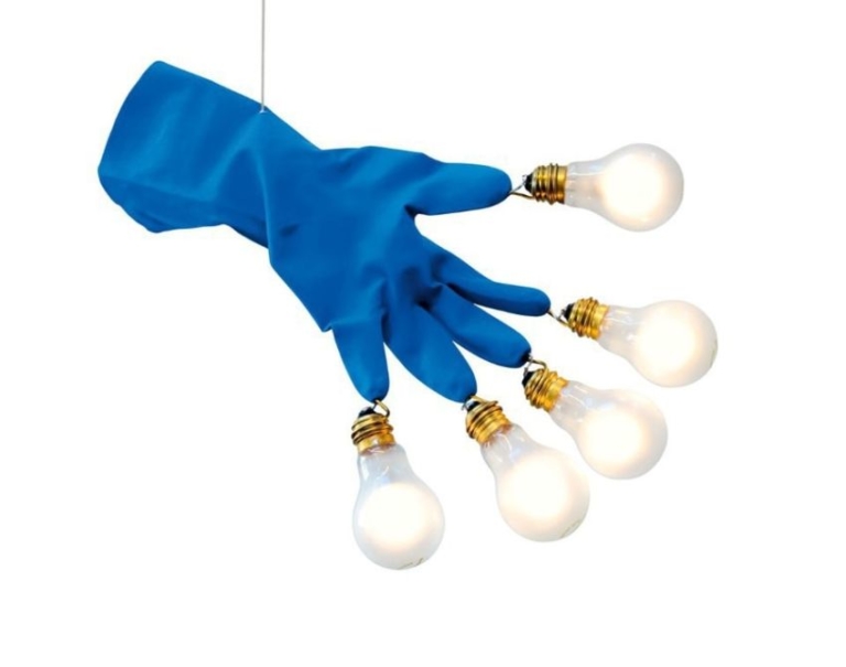 Luzy Lamps by Ingo Maurer Shed Light by Index Finger or Whole Hand