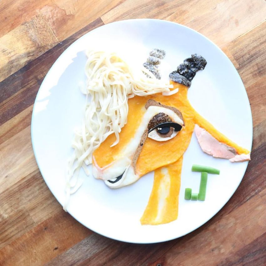 Aussie Mum Turns Food into Her Son’s Favorite Cartoon Characters
