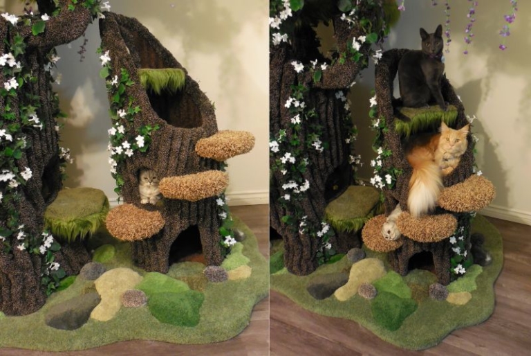 Realistic Cat Tree by the Hollywood Kitty Company
