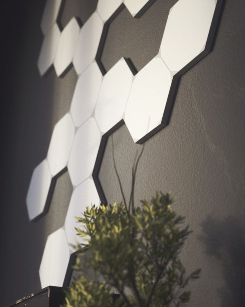 Nanoleaf HomeKit-Enabled Hexagonal LED Light Panels at CES 2019