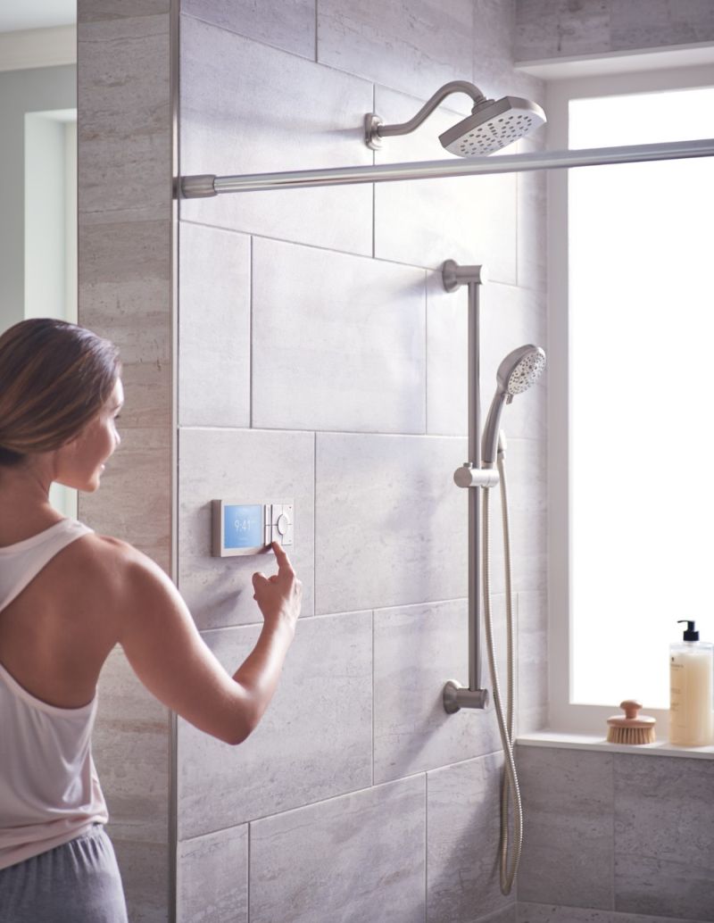 U by Moen Smart Shower with Alexa, Google Assistant & Siri