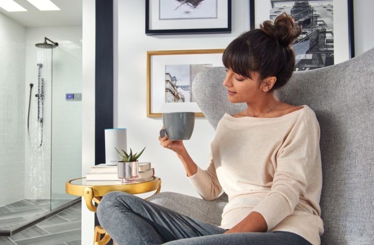 U by Moen Smart Shower with Alexa, Google Assistant & Siri