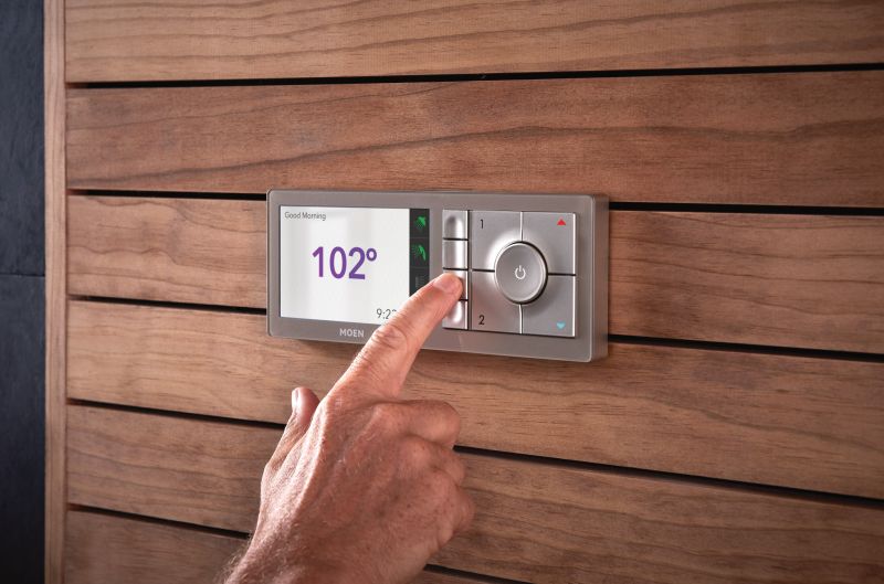 U by Moen Smart Shower with Alexa, Google Assistant & Siri