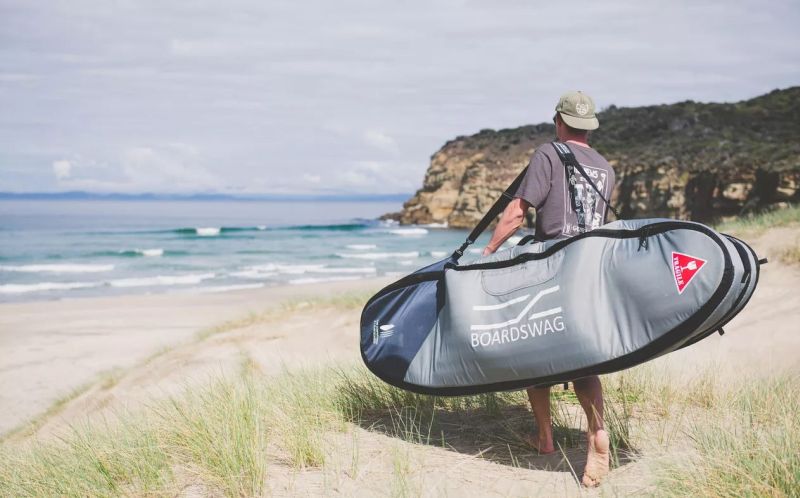 Boardswag Surfboard Bag Doubles as an Inflatable Tent