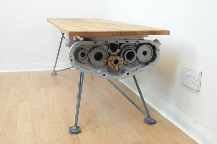Recycled Aircraft Furniture: Gipsy Queen Coffee Table by DappR Aviation