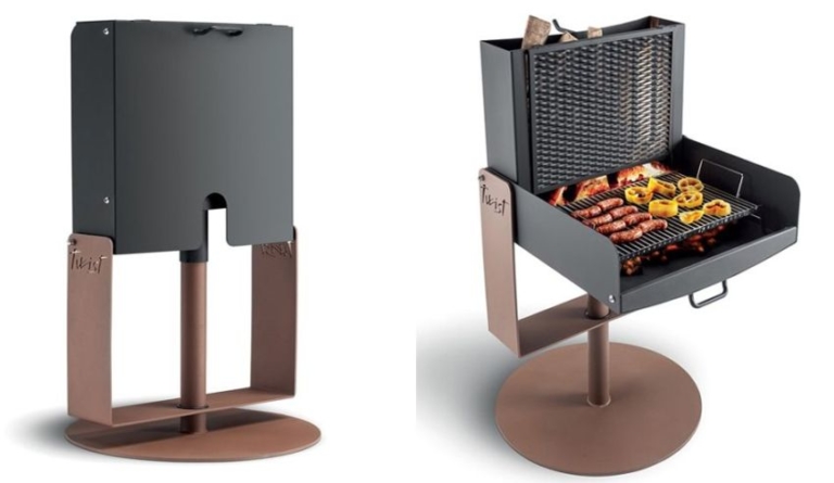 Palazzetti’s Twist Portable Barbecue Rotates 360-Degree for Maximum ...