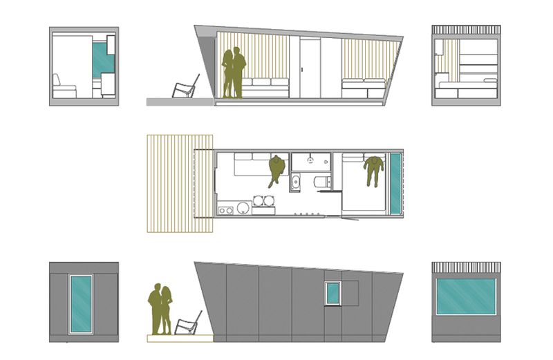 These Prefab Modular Hotel Suites can be Installed Anywhere