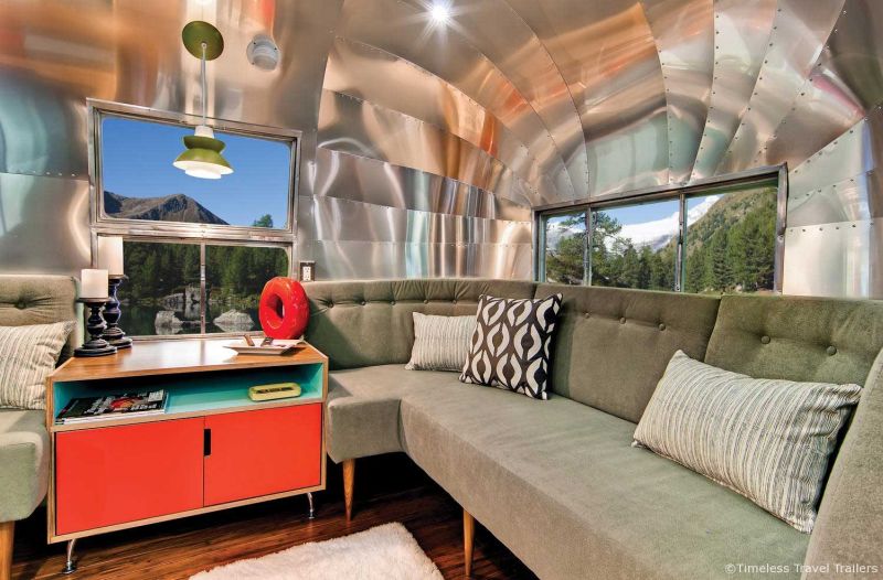 Renovated Vintage Airstream with Fab Interior Design Ignites Inspiration