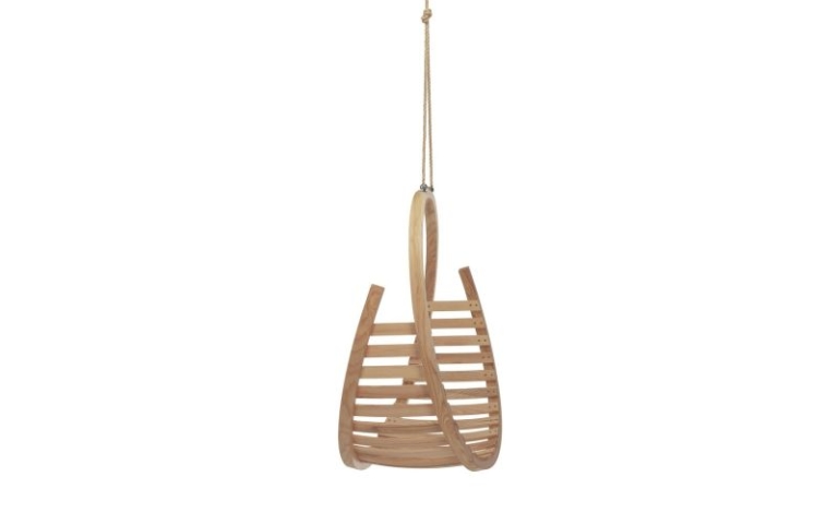 Amble Hanging Chair by Tom Raffield Made From Sustainable Ash Wood