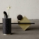 Coexist Daybed by Slash Objects Combines Marble, Brass, Steel & Wool
