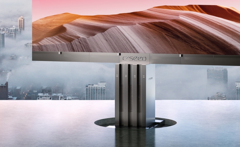 C SEED 301 is the World's Largest Retractable Outdoor TV