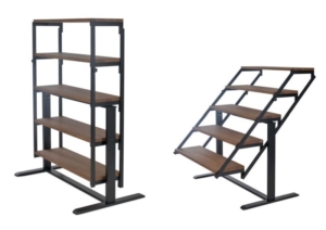 This Transforming Dining Table Becomes a Shelf in a Jiffy