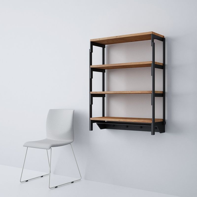 This Transforming Dining Table Becomes a Shelf in a Jiffy