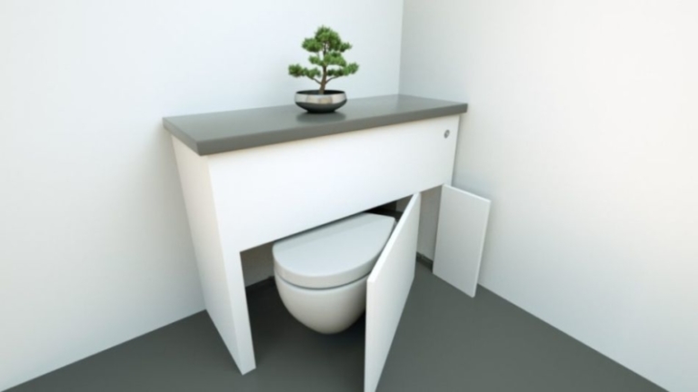 Hidealoo Retractable Toilet Seat is Perfect for Tiny Houses