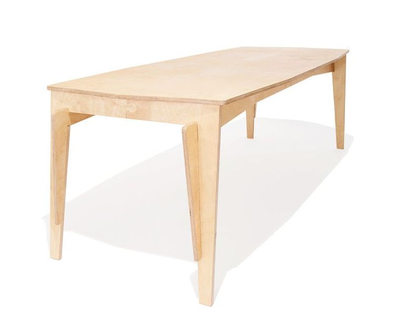 Ken Landauer Makes Zero-Waste Furniture from Single Sheet of Plywood