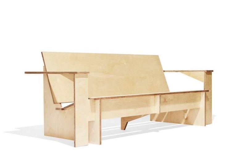 Ken Landauer Makes Zero-Waste Furniture from Single Sheet of Plywood