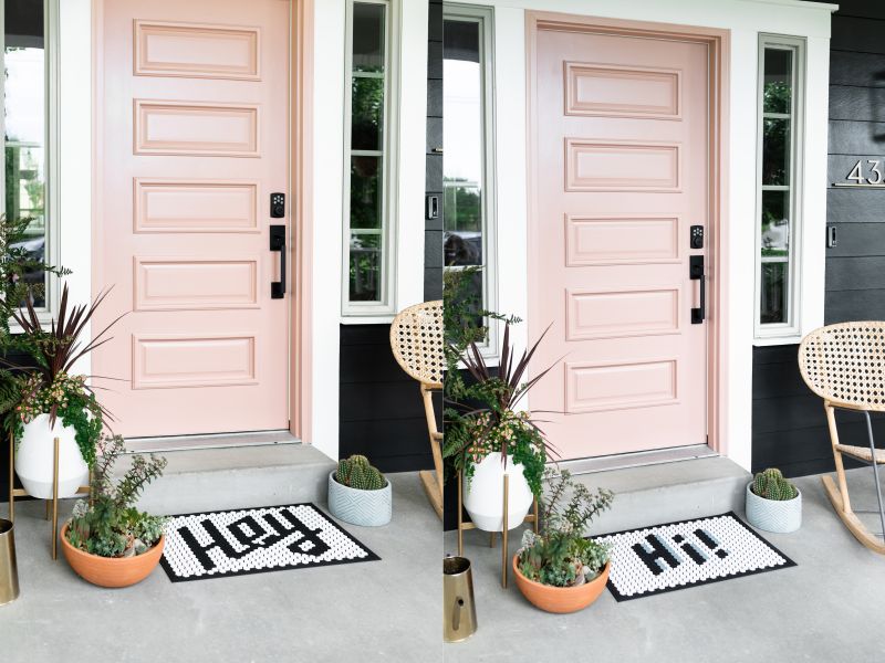 Letterfolk Designs Tile Mat is Customizable Doormat for Homes