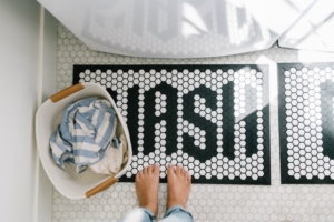 Letterfolk Designs Tile Mat is Customizable Doormat for Homes