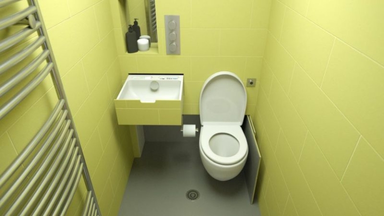 Hidealoo Retractable Toilet Seat is Perfect for Tiny Houses