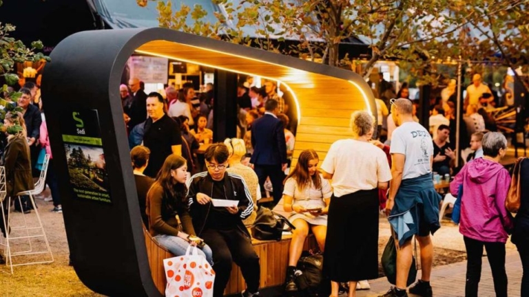 Sedi Solar-Powered Smart Furniture Keeps You Connected in Public Areas