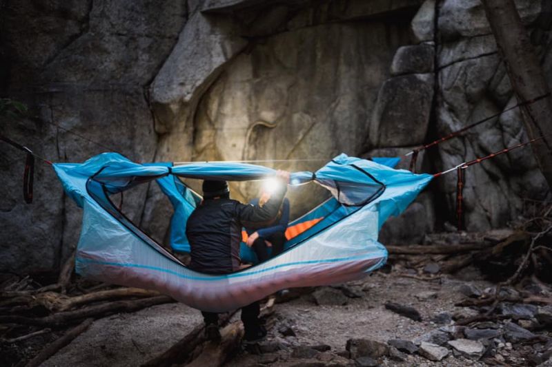 Haven Tent Hammock Offers Flat Platform for Sound Sleep While Camping