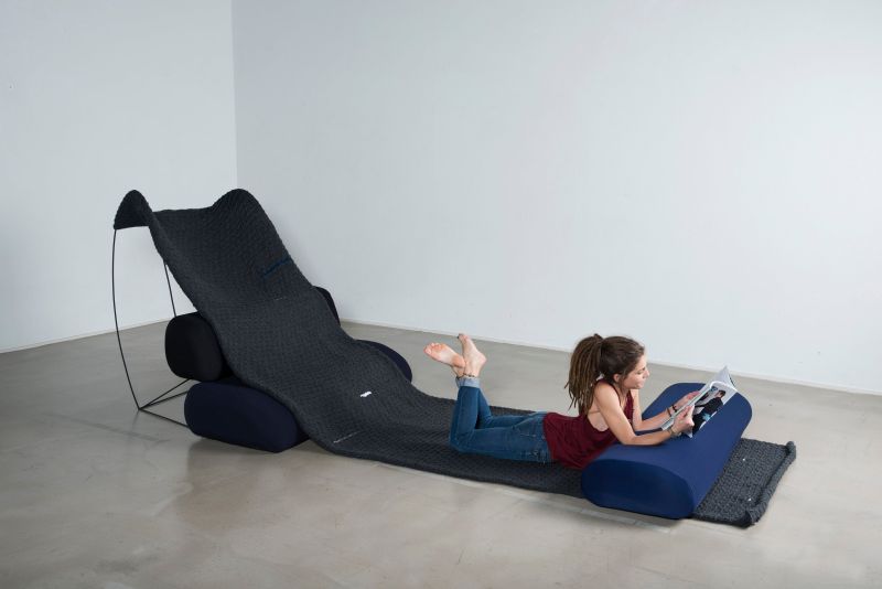Isiqu Hybrid Sofa by Lila Demarcq Lets You Sit, Sleep, Work