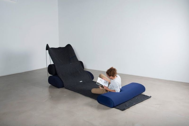 Isiqu Hybrid Sofa by Lila Demarcq Lets You Sit, Sleep, Work