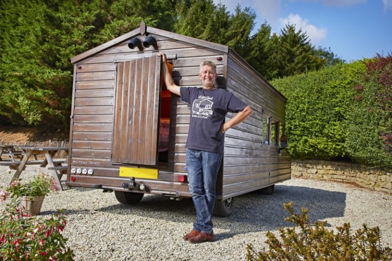 Meet Builder and Ride at 80mph in the World’s Fastest Garden Shed