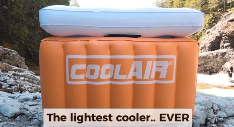 coolAIR Inflatable, Lightweight Cooler Keeps Food & Drinks Cool for Days