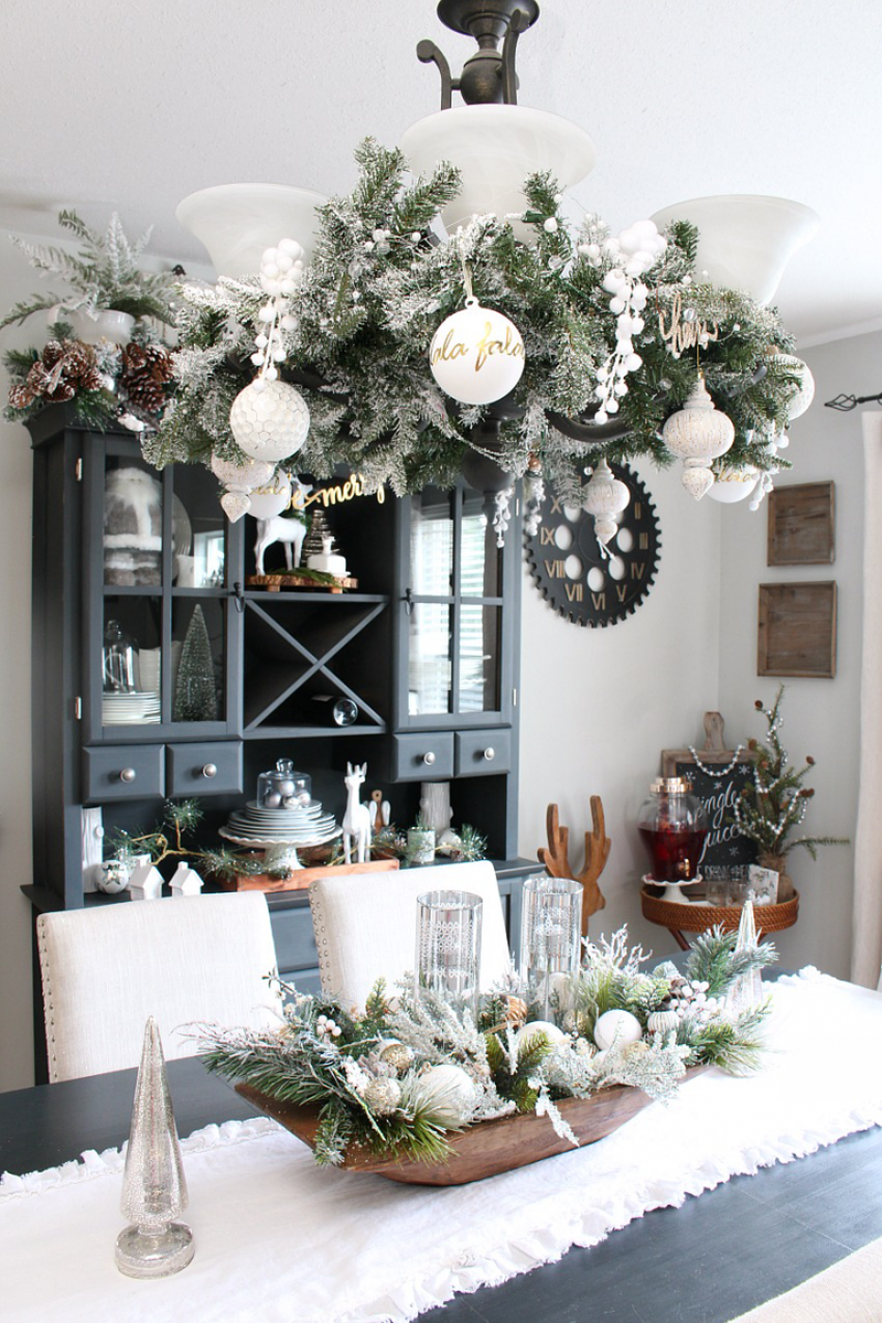 60+ Festive Dining Table Decoration Ideas for Christmas