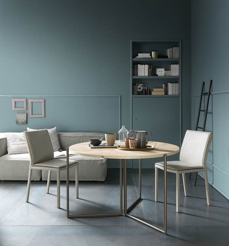 Icaro Tri-Fold Table Collapses Into a 3-inch Thick Pile for Easy Storage