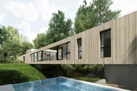 Dan Brunn Architecture Builds one-of-a-kind Bridge House in Los Angeles