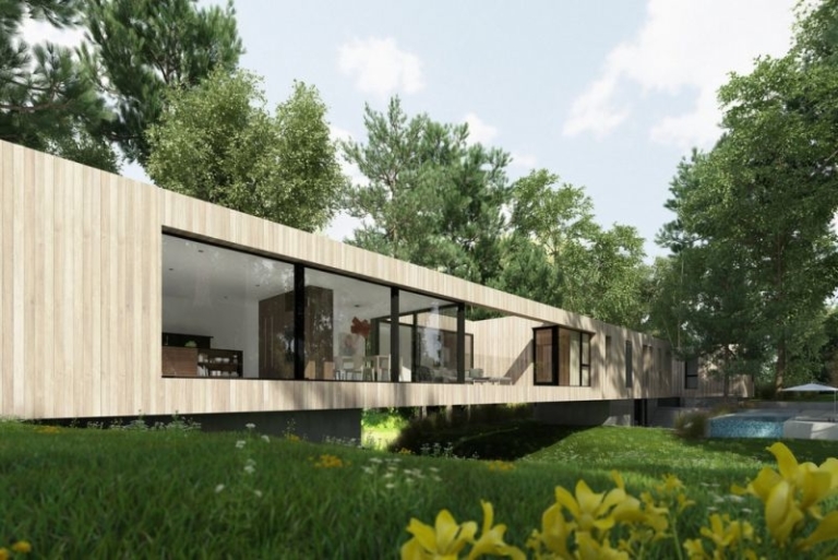 Dan Brunn Architecture Builds one-of-a-kind Bridge House in Los Angeles