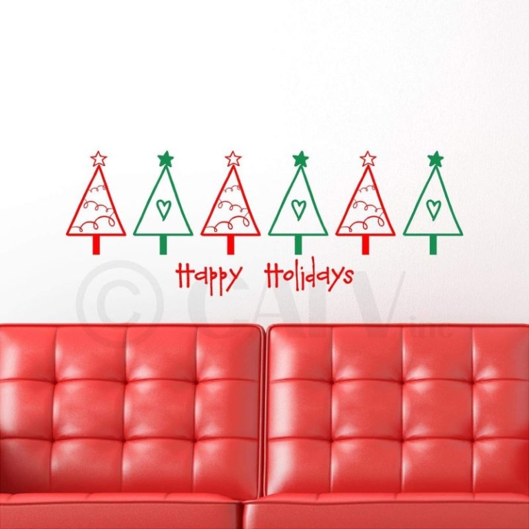 Best Christmas Wall Decals You can Buy for Under $70 in 2019