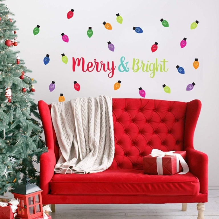Best Christmas Wall Decals You can Buy for Under $70 in 2019