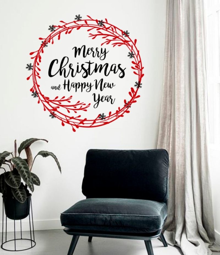 Best Christmas Wall Decals You can Buy for Under $70 in 2019