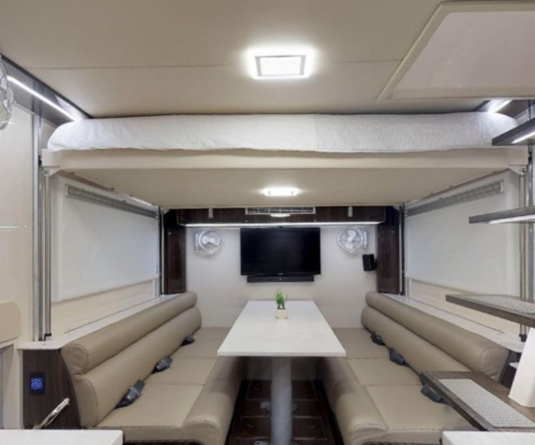 SLRV Commander 8x8 Two-Story Motorhome for Off-Grid Luxury