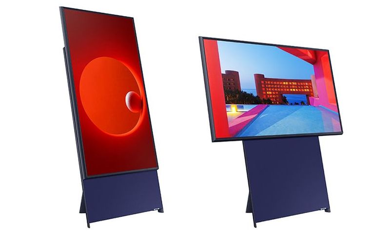 Samsung Sero 4K OLED TV Rotates From Landscape to Portrait Orientation ...