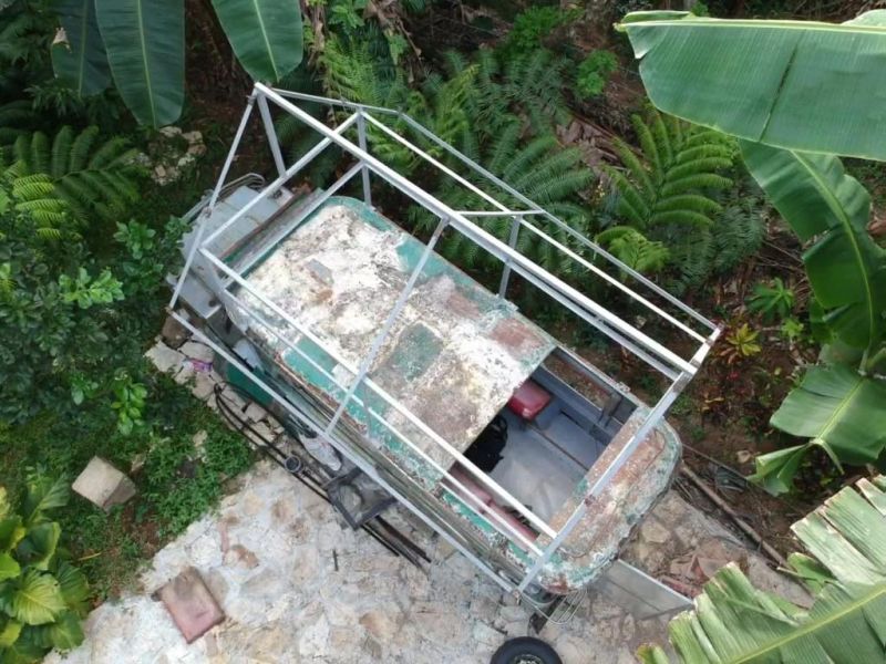 Filipino Transforms Old Jeepney into Two-Story Home, Rents on Airbnb
