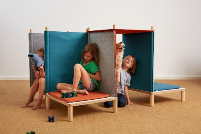 Sila Modular Acoustic Furniture System for Kids