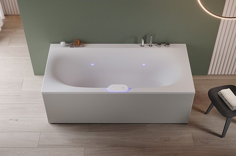 Arga 180 High-Tech Bathtub by Whynot Design for Jacuzzi