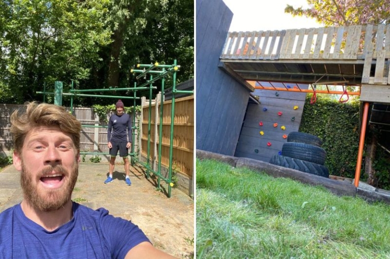 Dad Builds Impressive Backyard Fortress for His Kids