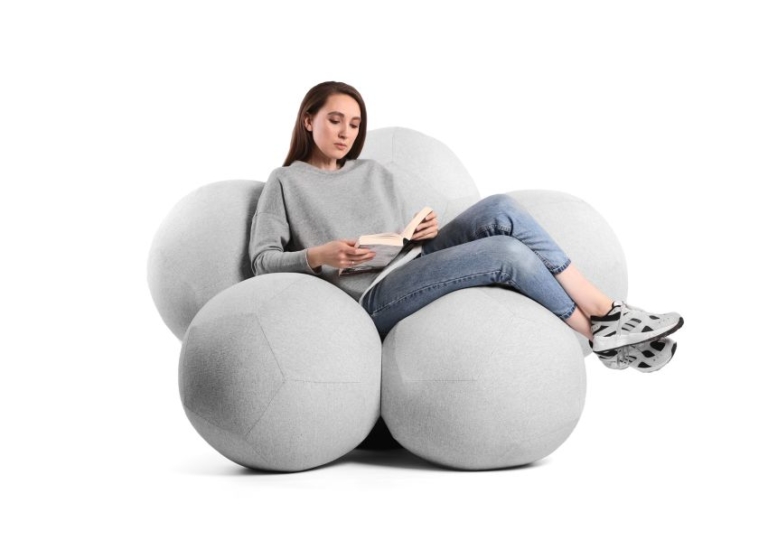 Buckyball Chair by ODESD2 is Inspired by Shape of Carbon Molecules