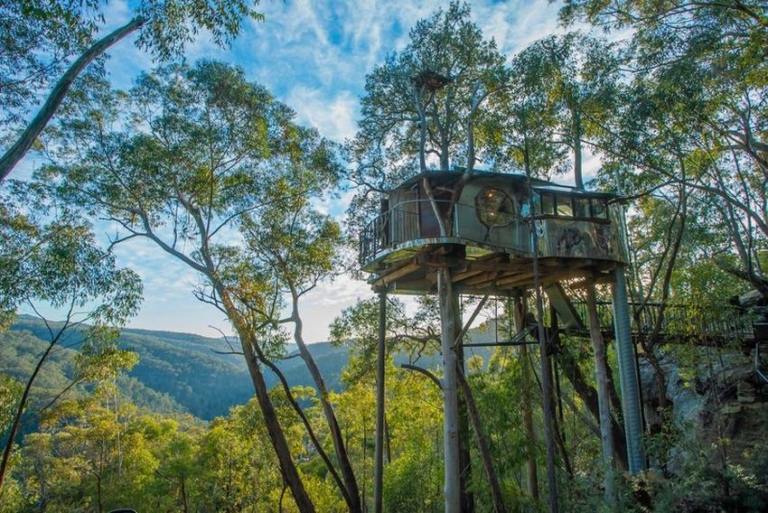 Wollemi Wilderness Treehouse in Blue Mountains Australia Open for Stay
