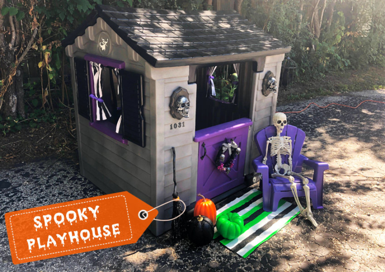 Wisconsin Couple’s Spooky Playhouse Makeover Takes Internet by Storm