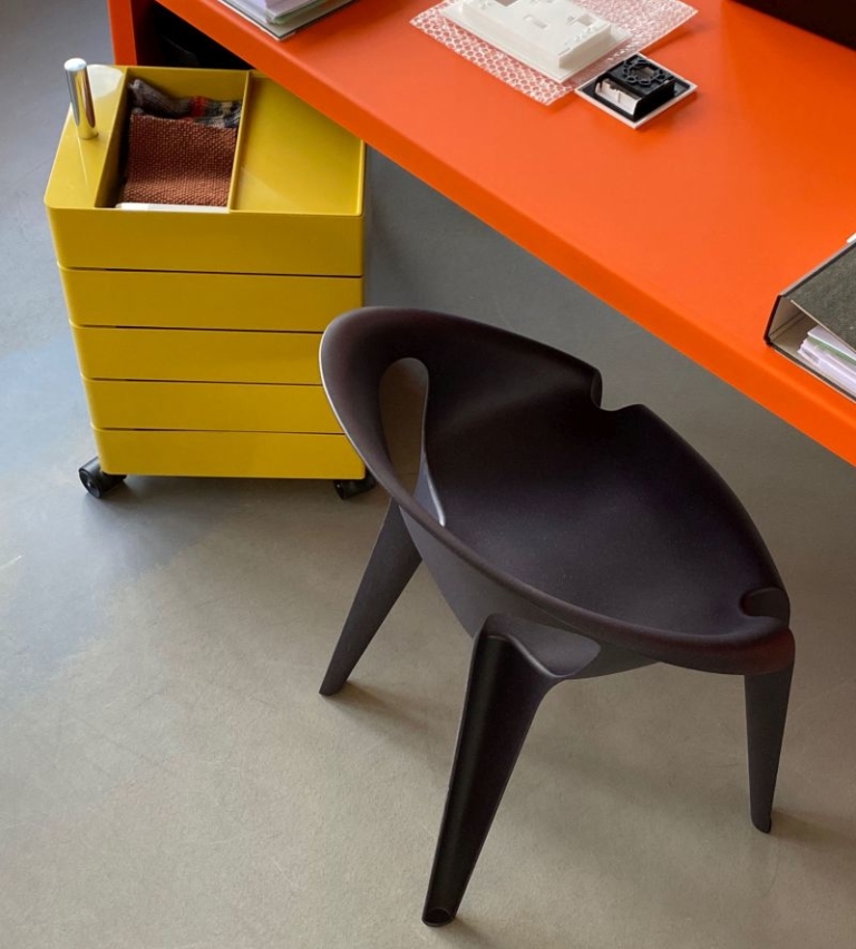 Bell Chairs made from Recycled Polypropylene by Konstantin Grcic