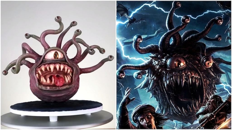 Natalie Sideserf Sculpts Realistic Beholder Cake [w/Video]