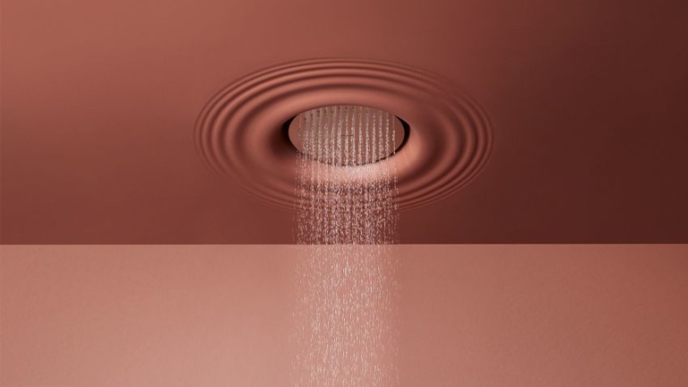 Raindrop Ceiling-Embedded Showerhead by Antonio Lupi Design