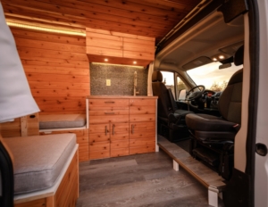 Customized Boho Camper Vans with Wooden Interiors Start at $36K