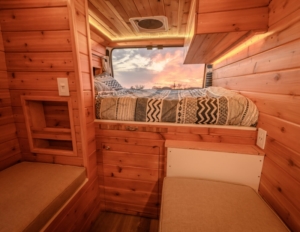 Customized Boho Camper Vans with Wooden Interiors Start at $36K